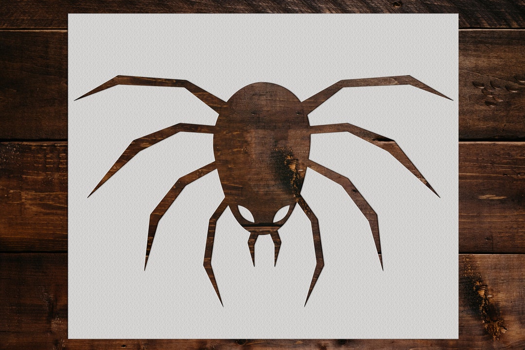 Spider Stencil - Reusable Spider Stencil -art Stencil - DIY Craft ...