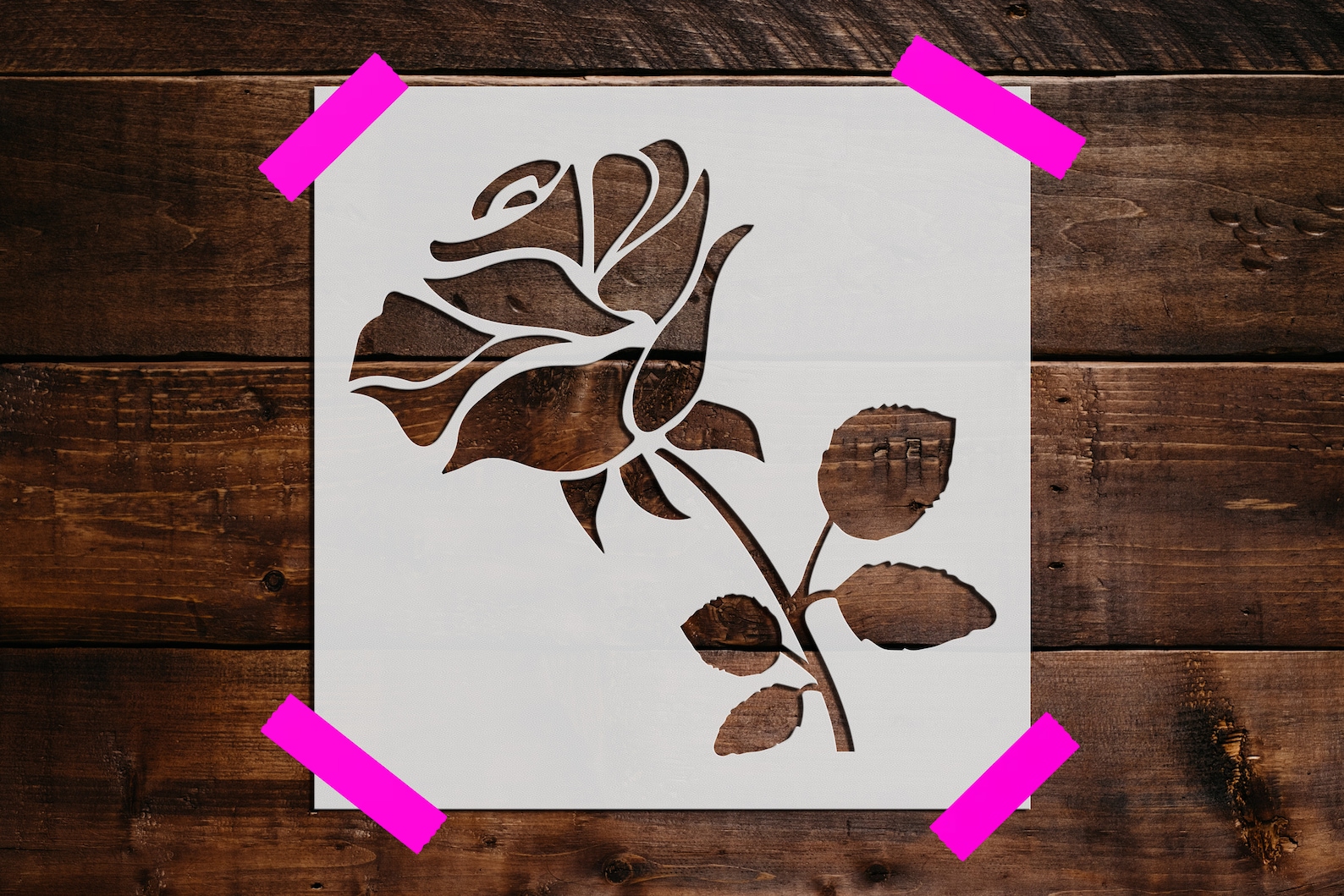 Rose Stencil Reusable Rose Stencil Art Stencil DIY Craft - Etsy
