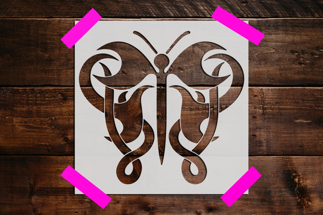 Butterfly Stencil, Reusable Butterfly Stencil, Art Stencil - DIY Craft ...