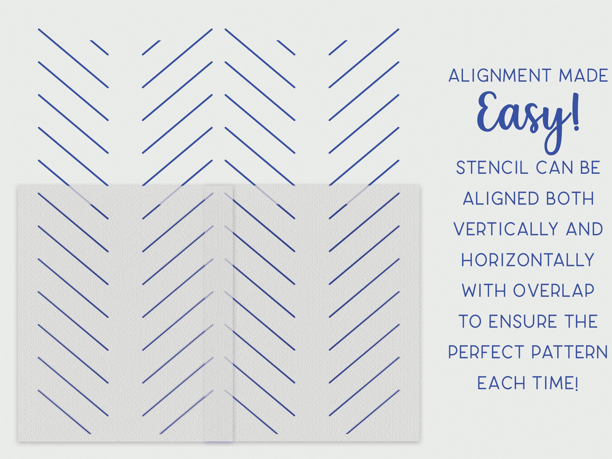 Herringbone Stencil Reusable Herringbone Design Stencil Art - Etsy