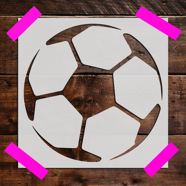 Soccer Ball Stencil - Etsy