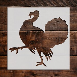 Turkey Stencil - Reusable Turkey Stencil - Art - DIY Craft Stencil ...