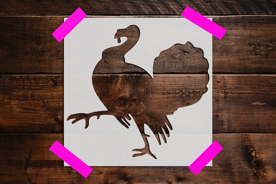 Turkey Stencil Reusable Turkey Stencil Art DIY Craft - Etsy