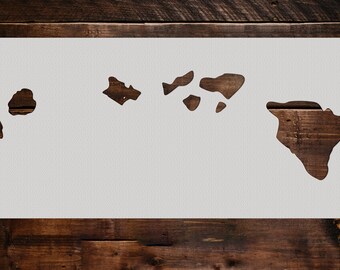 Hawaii Home State 783-A393 Stencil - Etsy