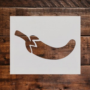 Hot Pepper Stencil - Reusable Hot Pepper Stencil - DIY Craft Stencil ...