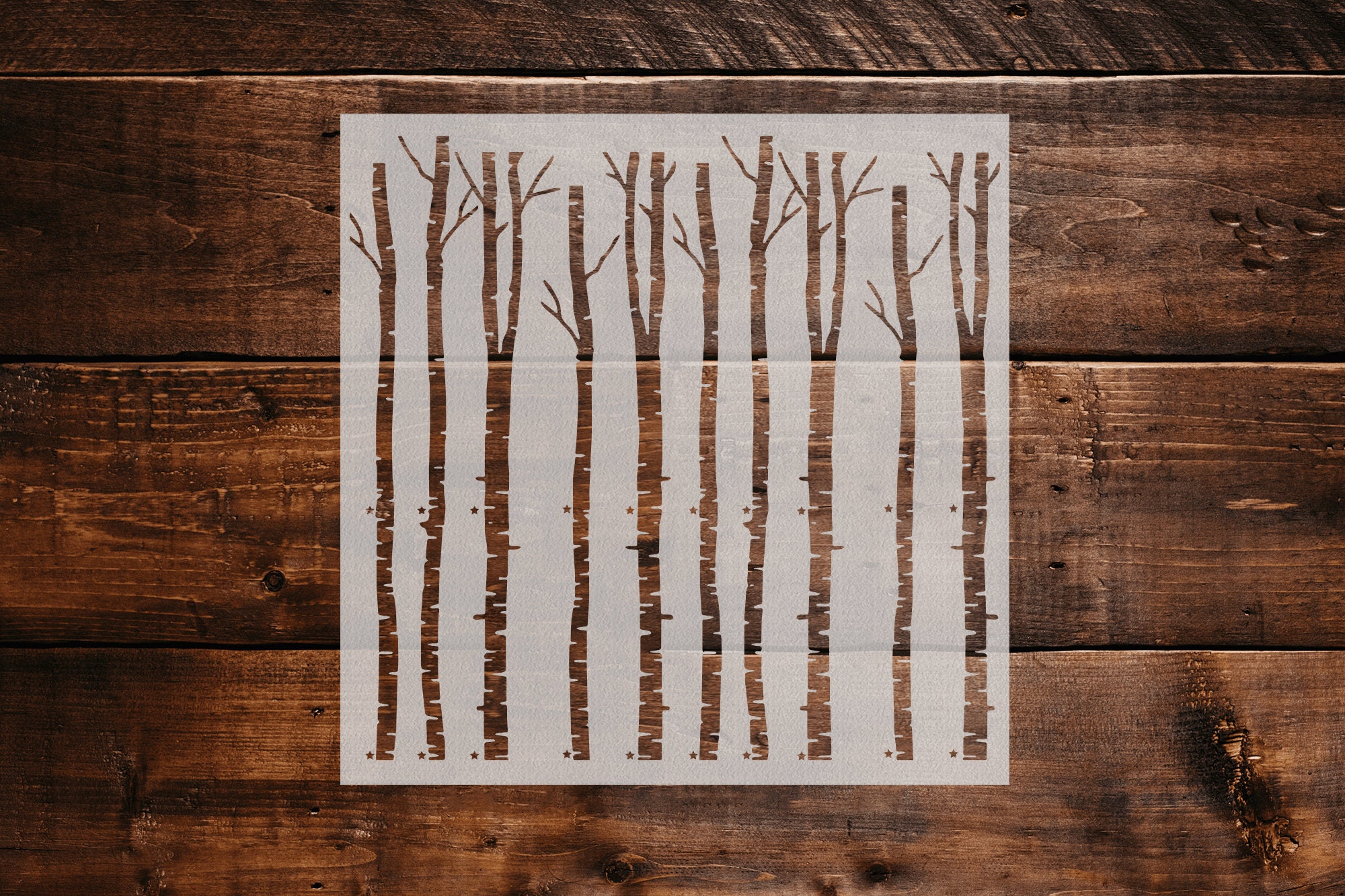 Tree Branch Pattern Stencil Reusable Tree Branch Stencil - Etsy