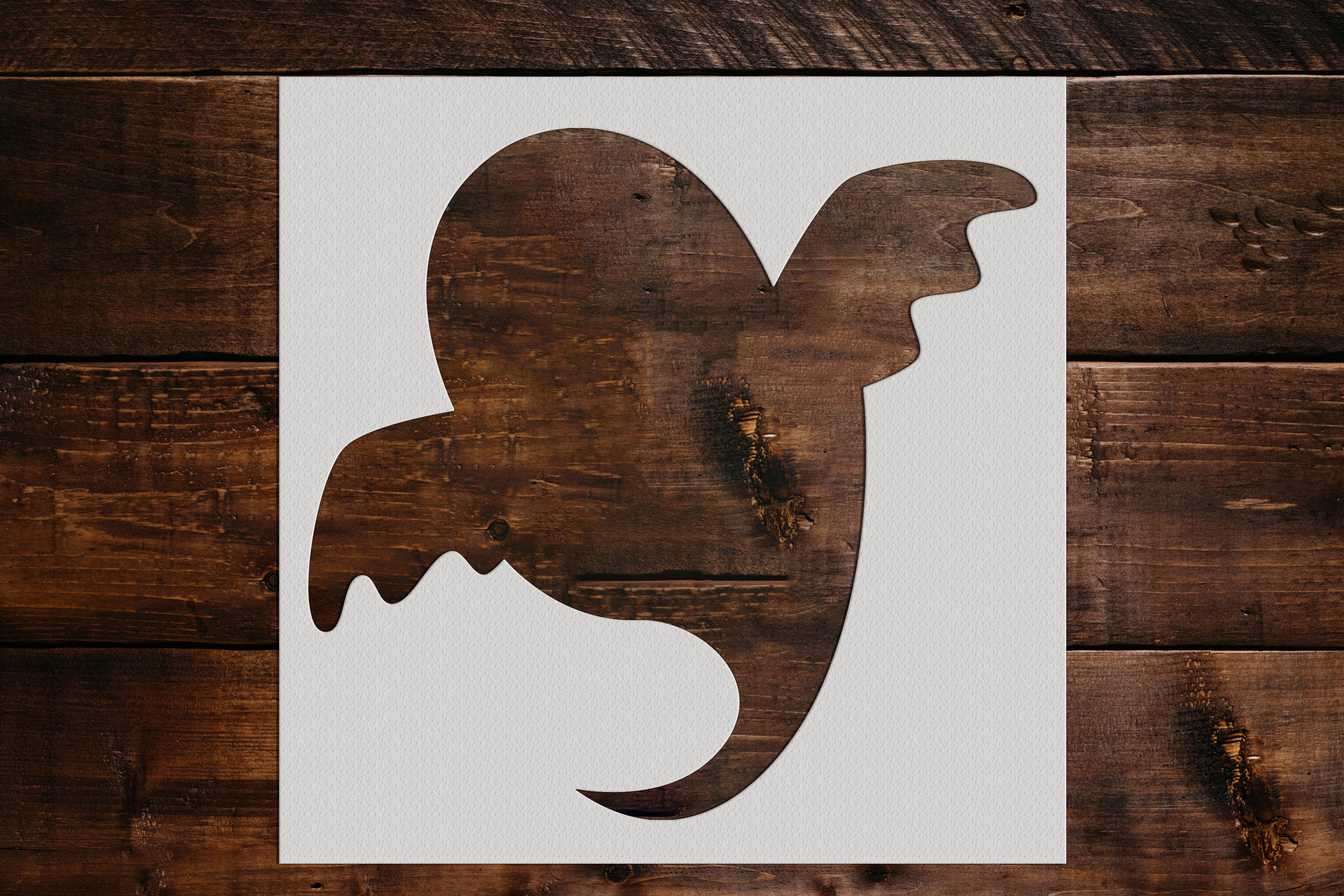 Ghost Stencil Reusable Ghost Stencil Art Stencil DIY - Etsy