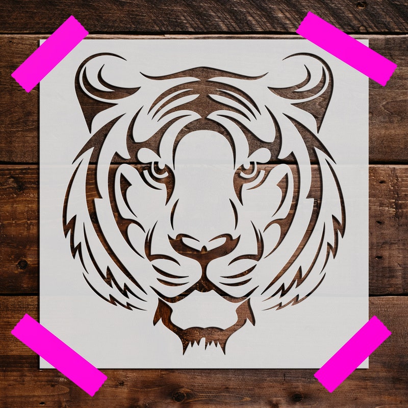 Tiger Stencil - Etsy