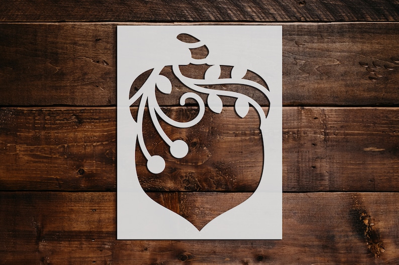 Acorn Stencil Reusable Acorn Stencil DIY Craft Stencil - Etsy