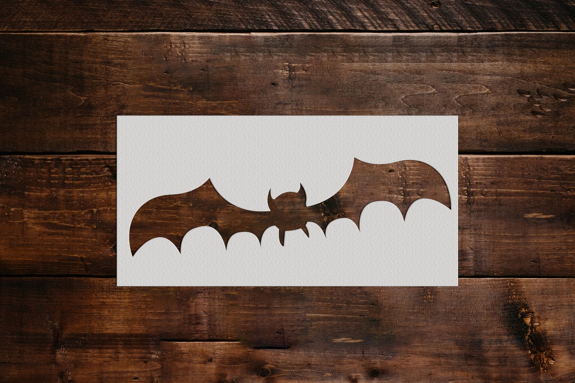 Bat Stencil Reusable Bat Stencil Art Stencil DIY Craft - Etsy