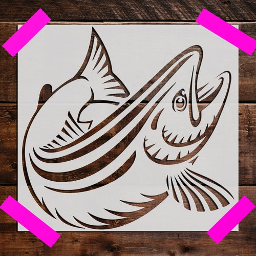 Fish Stencil Reusable Fish Stencil Art Stencil DIY Craft - Etsy