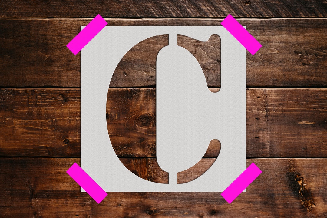 Letter C -reusable Stencil - Art Stencil - Craft Stencil - Reusable ...