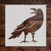 Crow Stencil Reusable Crow Stencil Art Stencil DIY Craft - Etsy