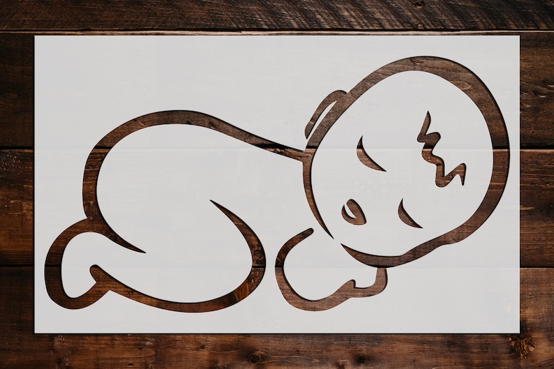 Baby Stencil Reusable Baby Stencil Art Stencil DIY Craft | Etsy