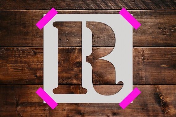 Letter R reusable Stencil Art Stencil Craft Stencil | Etsy