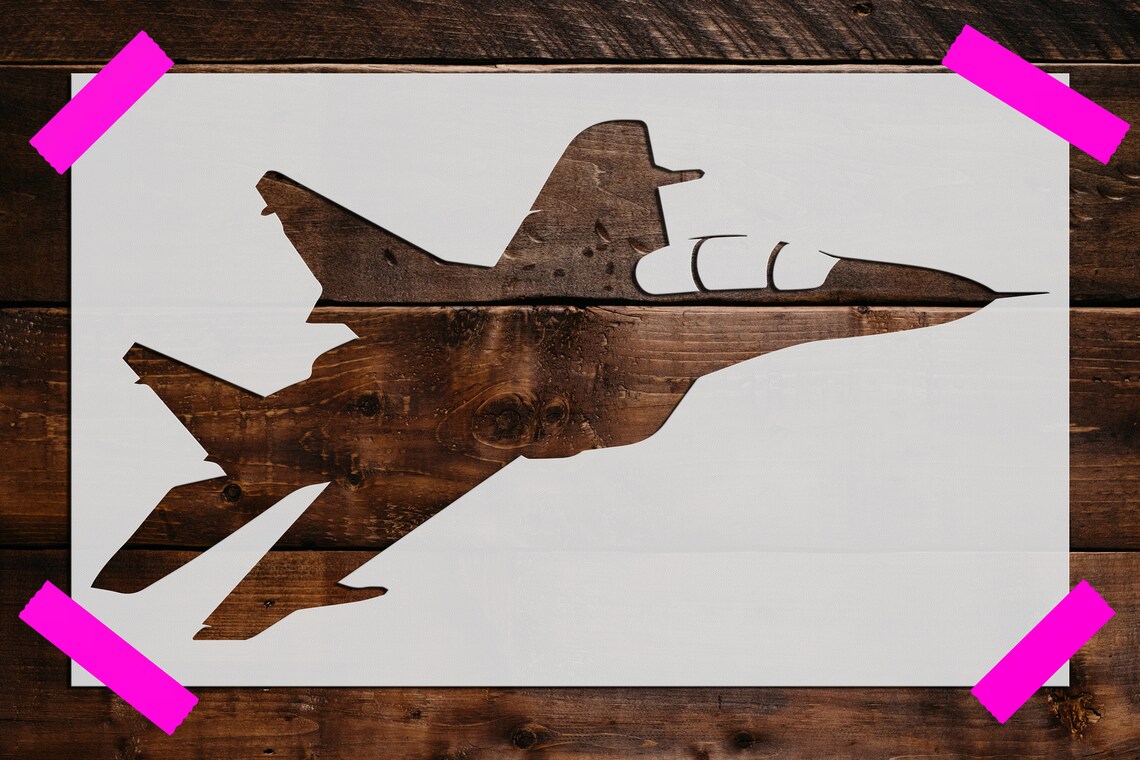 Jet Stencil Reusable Jet Stencil Art Stencil DIY Craft - Etsy