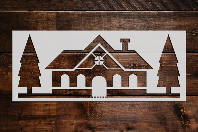 House Stencil Reusable House Stencil Art Stencil DIY | Etsy