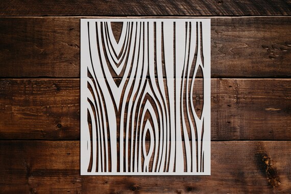 Wood Grain Stencil