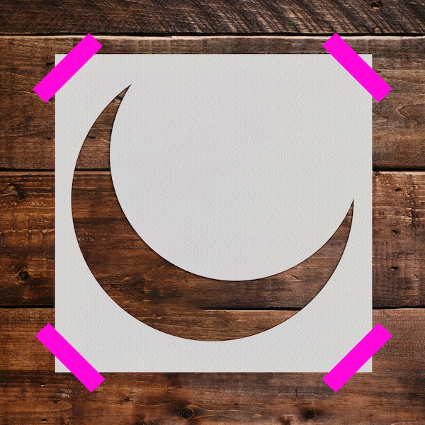 Outhouse Moon Stencil - Etsy