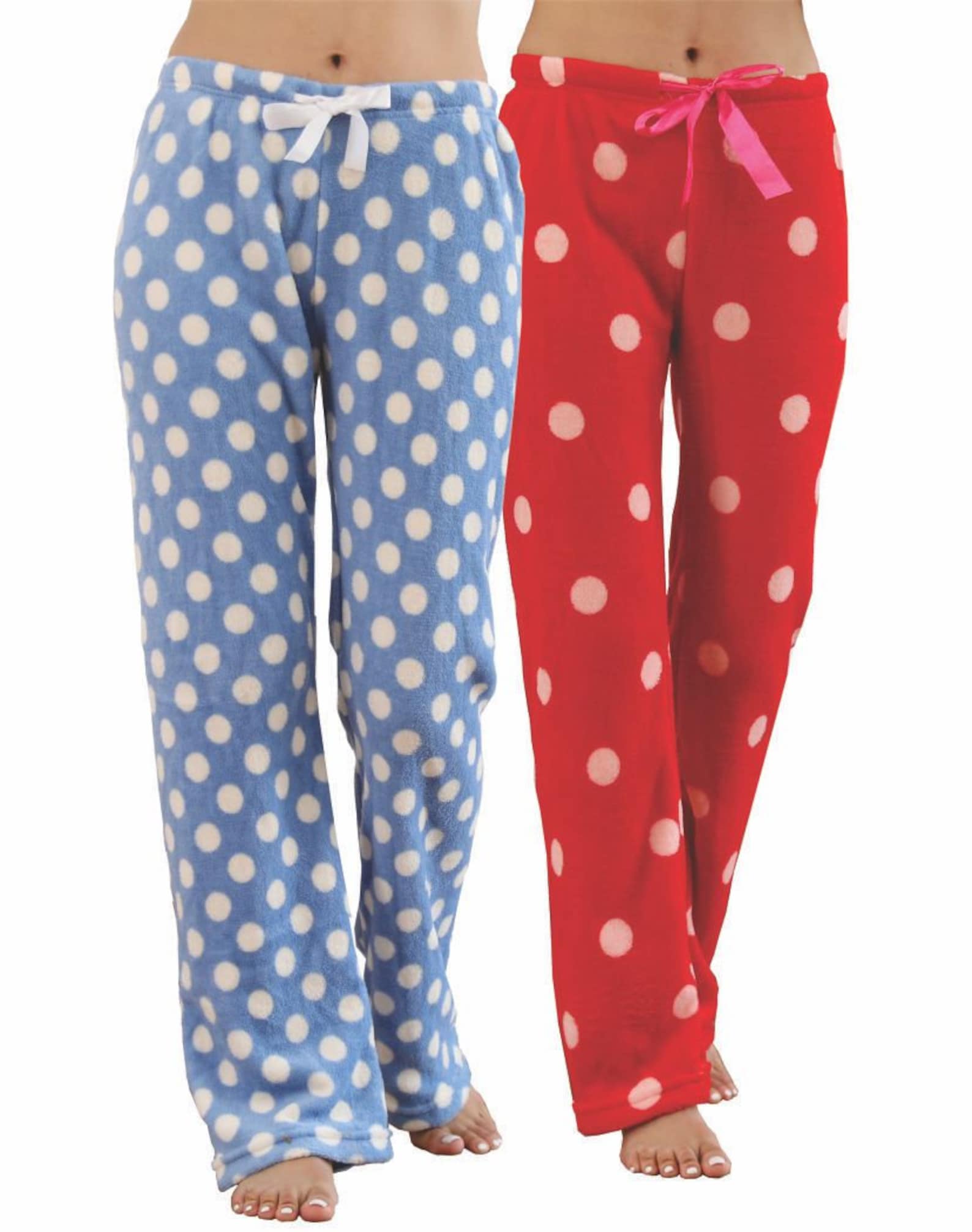 2 Pack Womens Soft Plush Fleece Pajama Pants Pattern 1 8 - Etsy