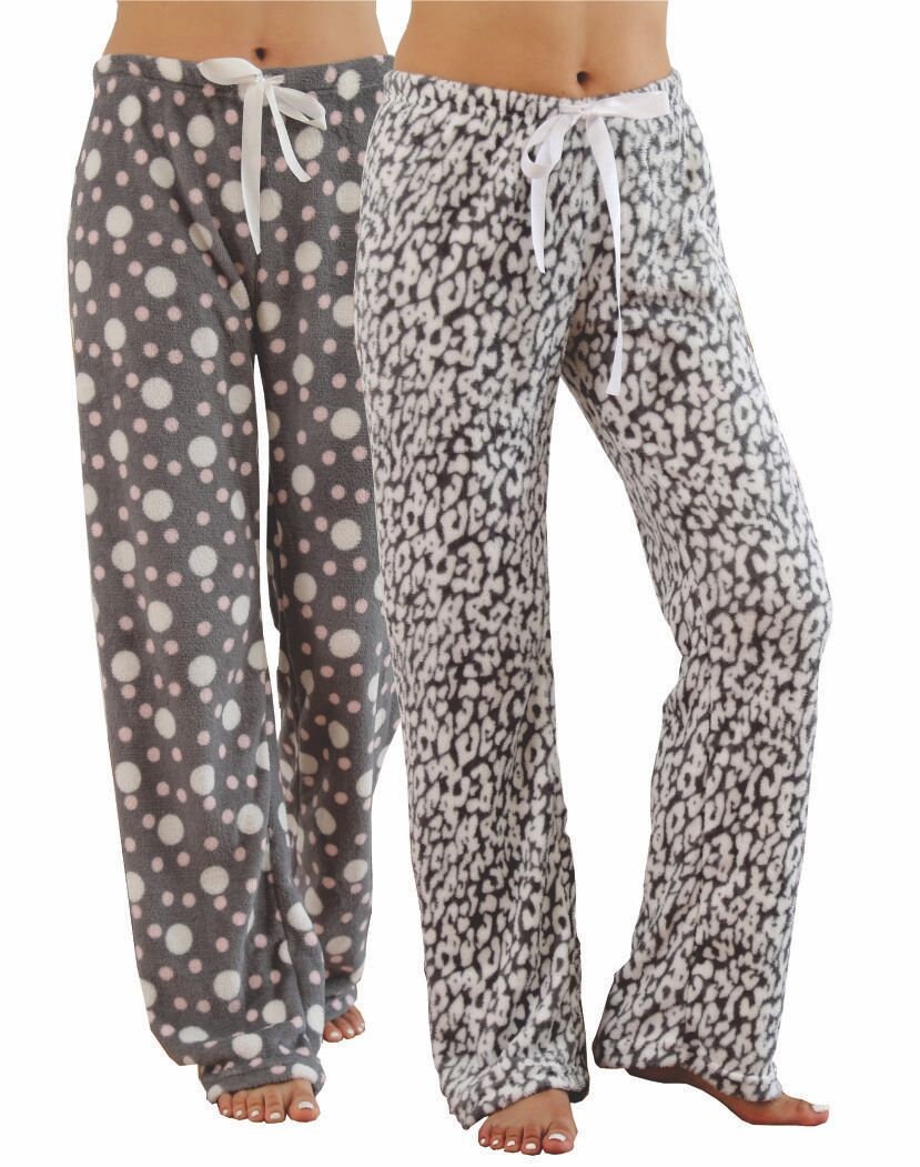 2 Pack Women’s Soft Plush Fleece Pajama Pants, Pattern 17 - 24 - Etsy