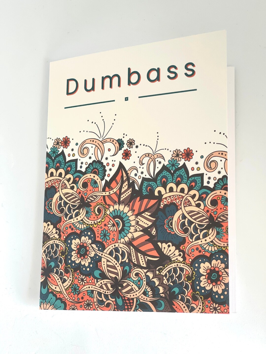 Dumbass Greeting Card - Etsy