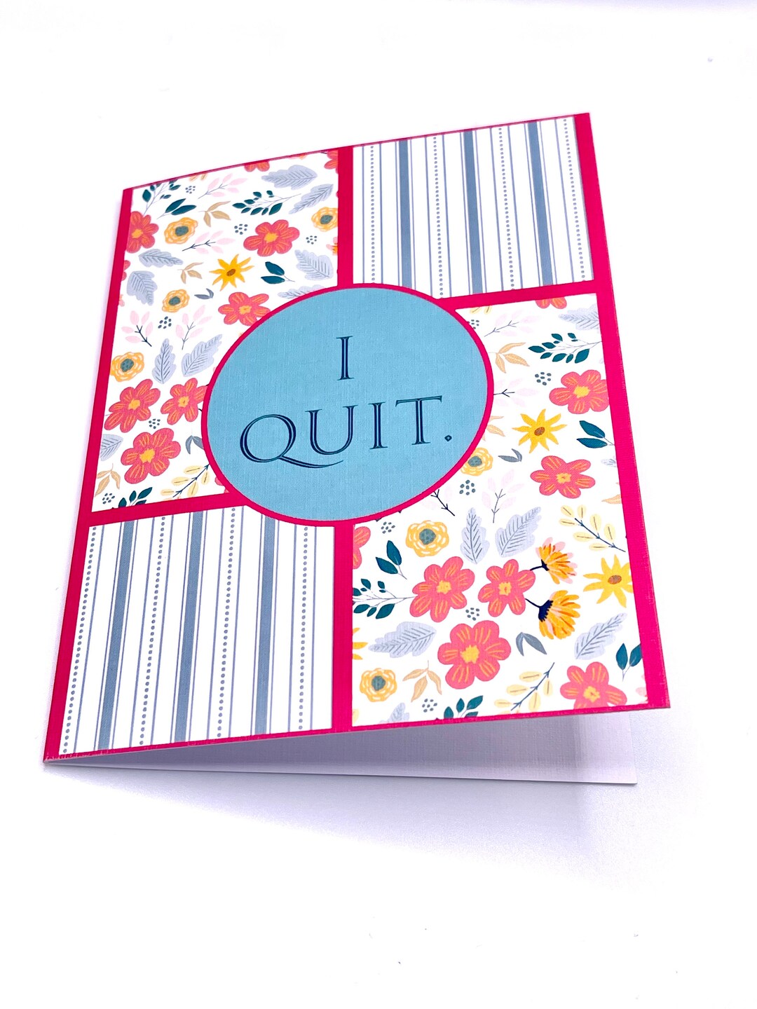 I Quit Greeting Card - Etsy