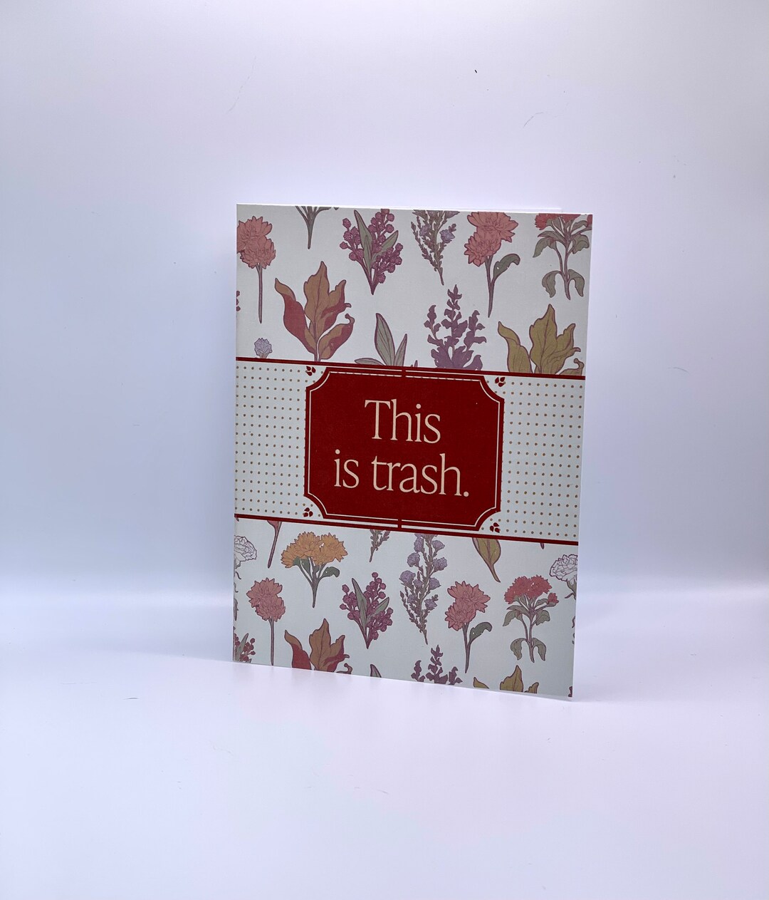 This is Trash Greeting Card - Etsy