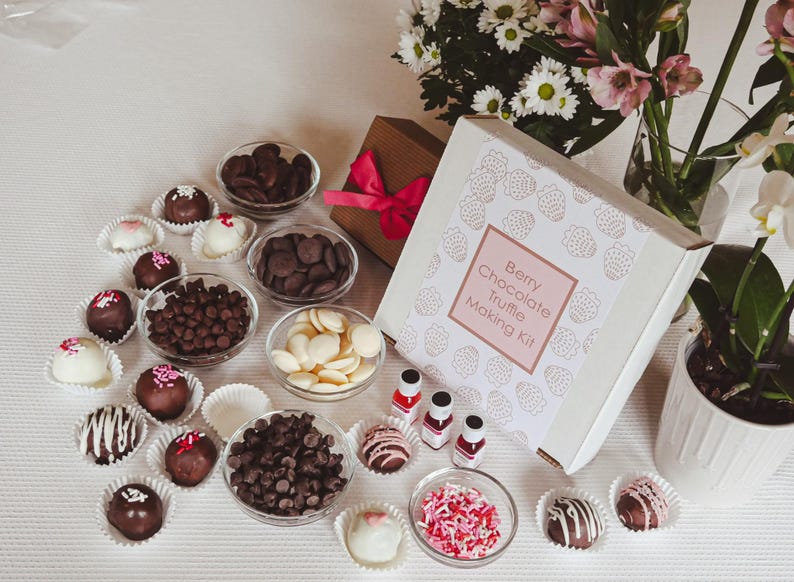 Berry Chocolate Truffle Making Kit - Etsy