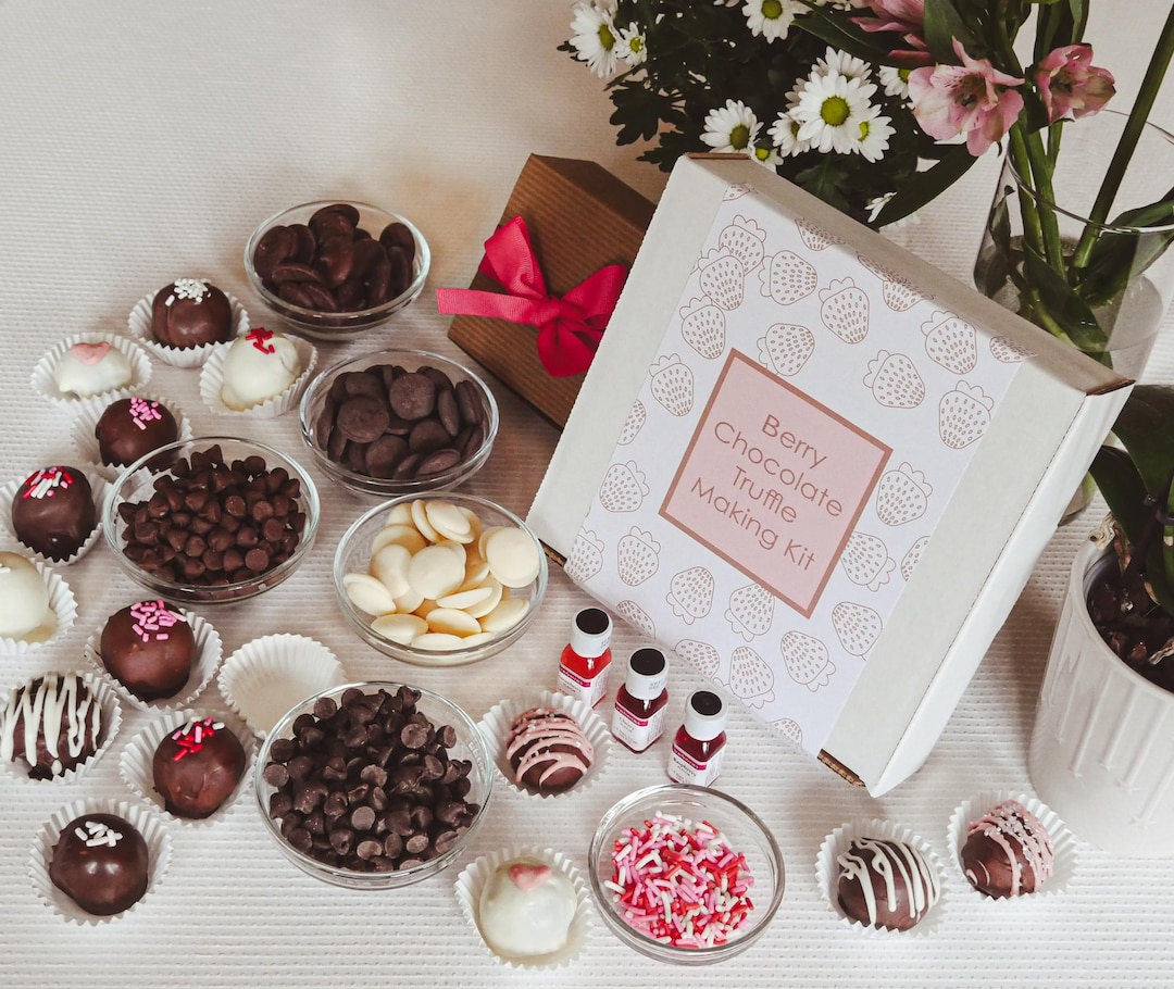 Berry Chocolate Truffle Making Kit - Etsy