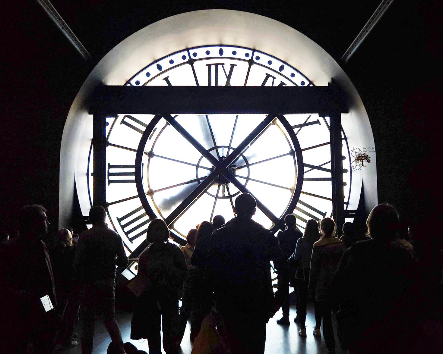 Musee D'orsay Inside the Clock Silhouette - Etsy