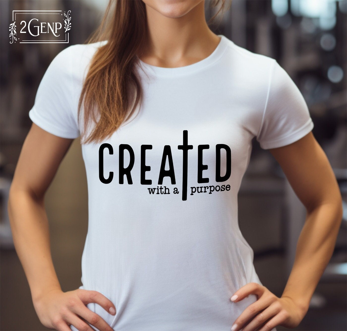 Created With a Purpose Shirt, Christian Shirt, Christian Mom Shirt ...