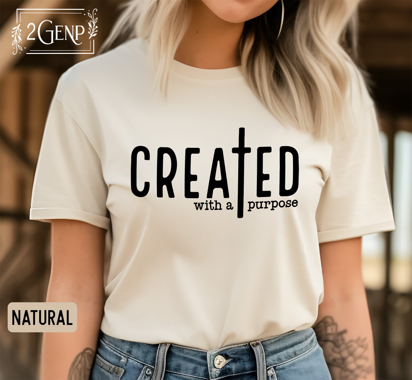 Created With a Purpose Shirt, Christian Shirt, Christian Mom Shirt ...