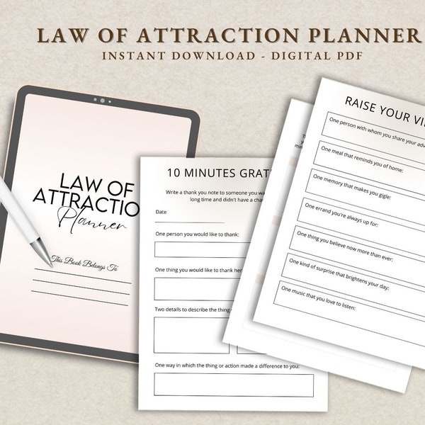 Law of Attraction - Etsy UK