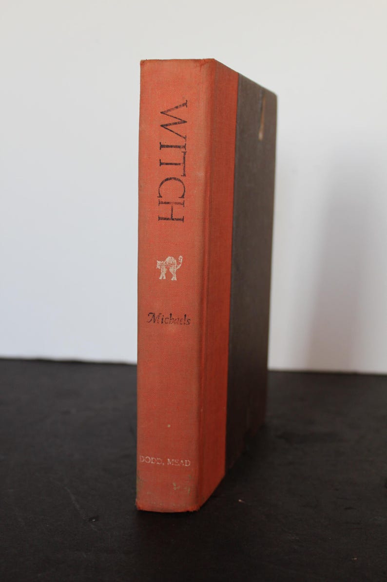 Vintage Witch Hard Cover Book. Barbara Michaels, MISSING Dust Jacket ...