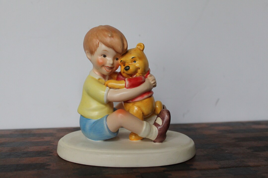 Vintage Christopher Robin and Winnie the Pooh Figurine. Goebel, 1998 ...