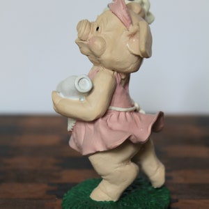 Enesco Milk Waitress Pig for Vintage Farmhouse Mantel Decor. - Etsy