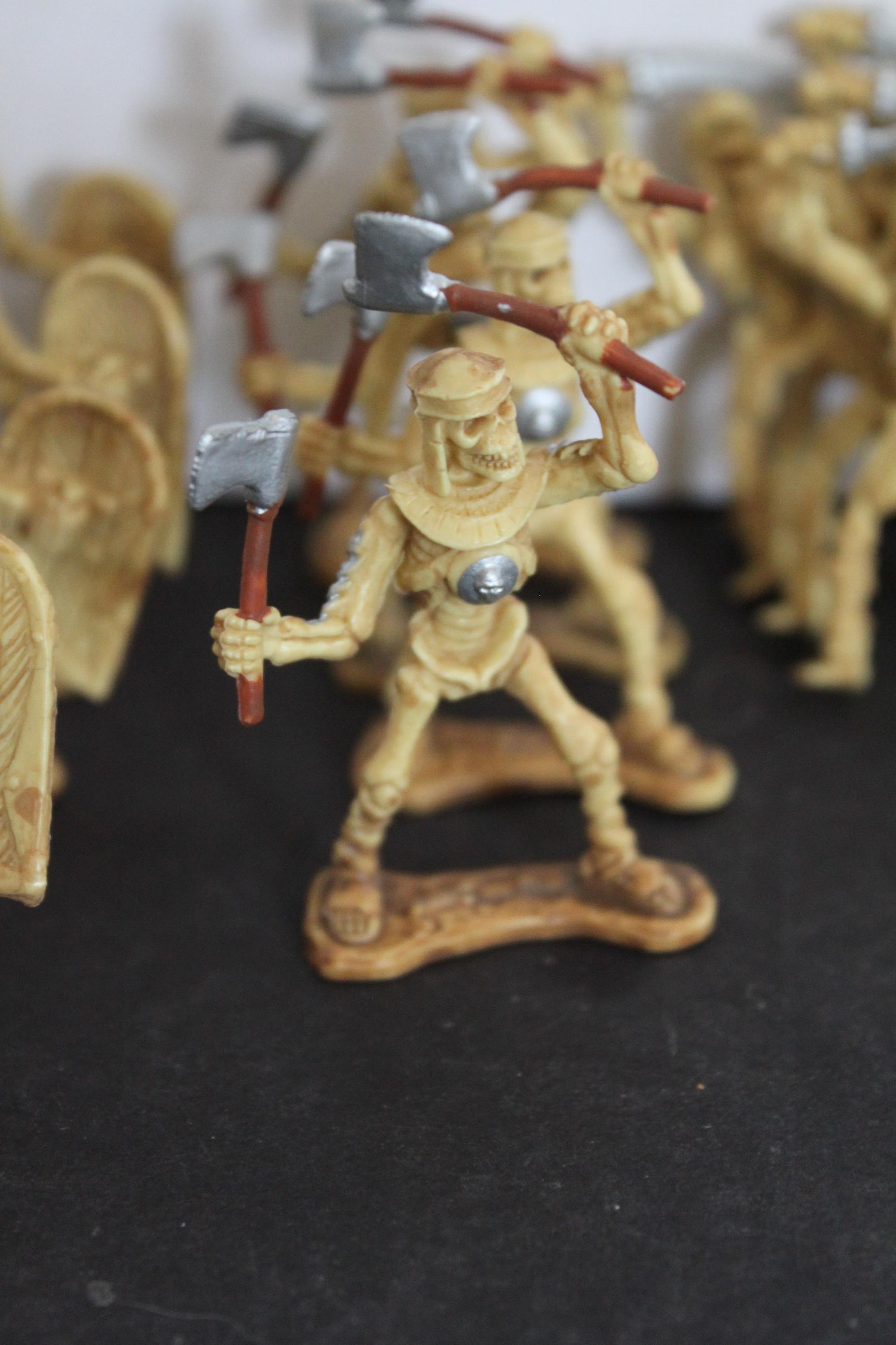 Vintage Skeleton Army Figurines. Tomb Warrior, Fantasy Soldiers, CHOOSE ...