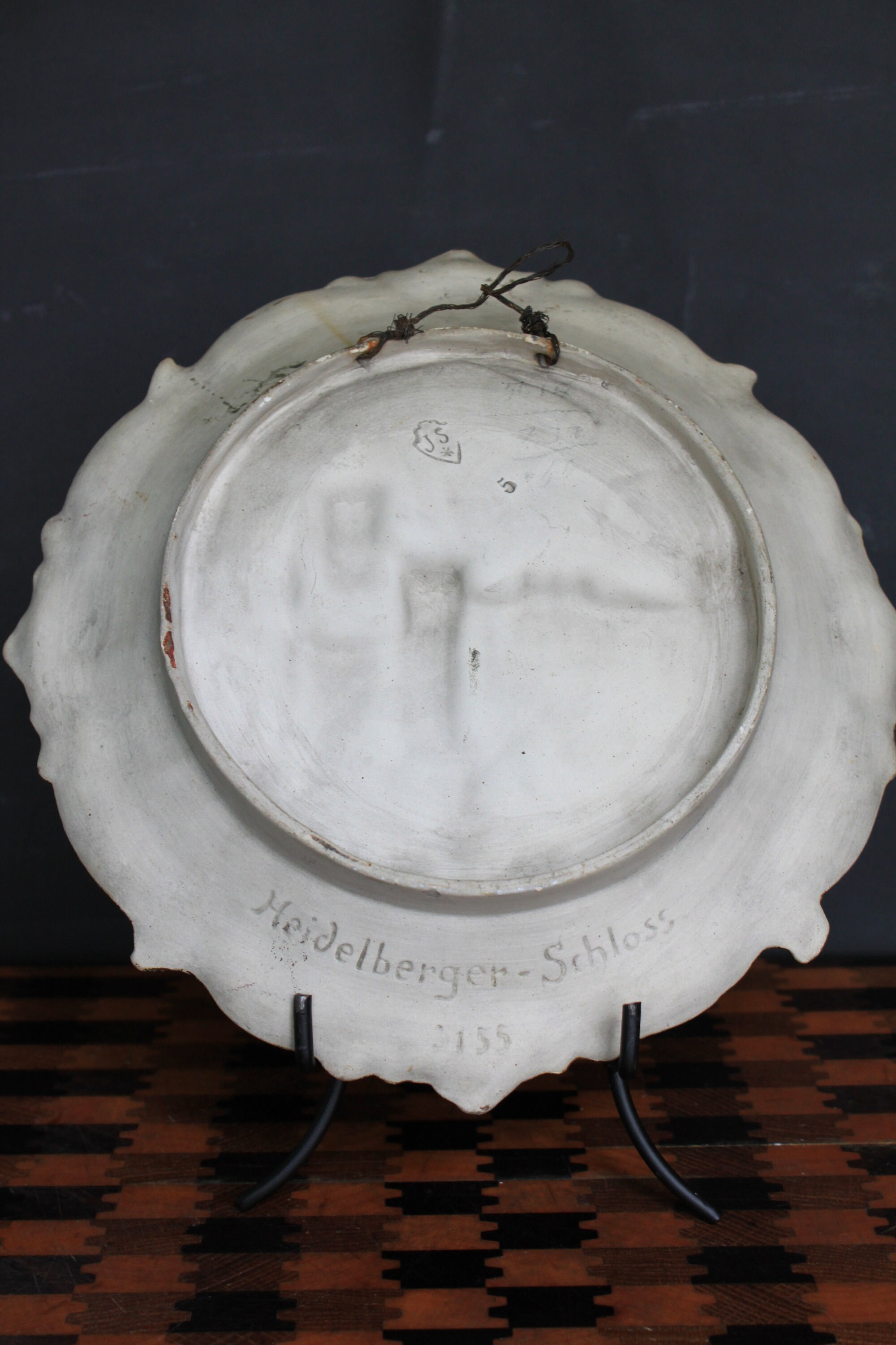 Vintage German Castle Collectible Plate. Ceramic Wall Hanging - Etsy