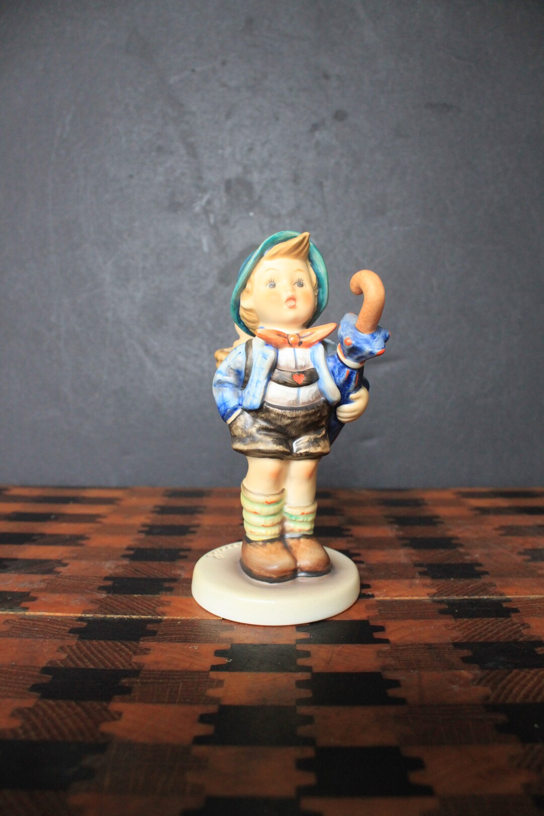 Vintage Hummel Figurine Home From Market, Goebel, Porcelain Figurine ...