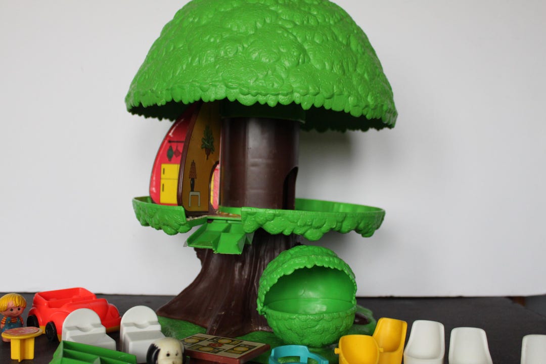 Vintage Palitoy Pop up Tree House Toy. 1970s, MISSING Pieces, DAMAGE ...