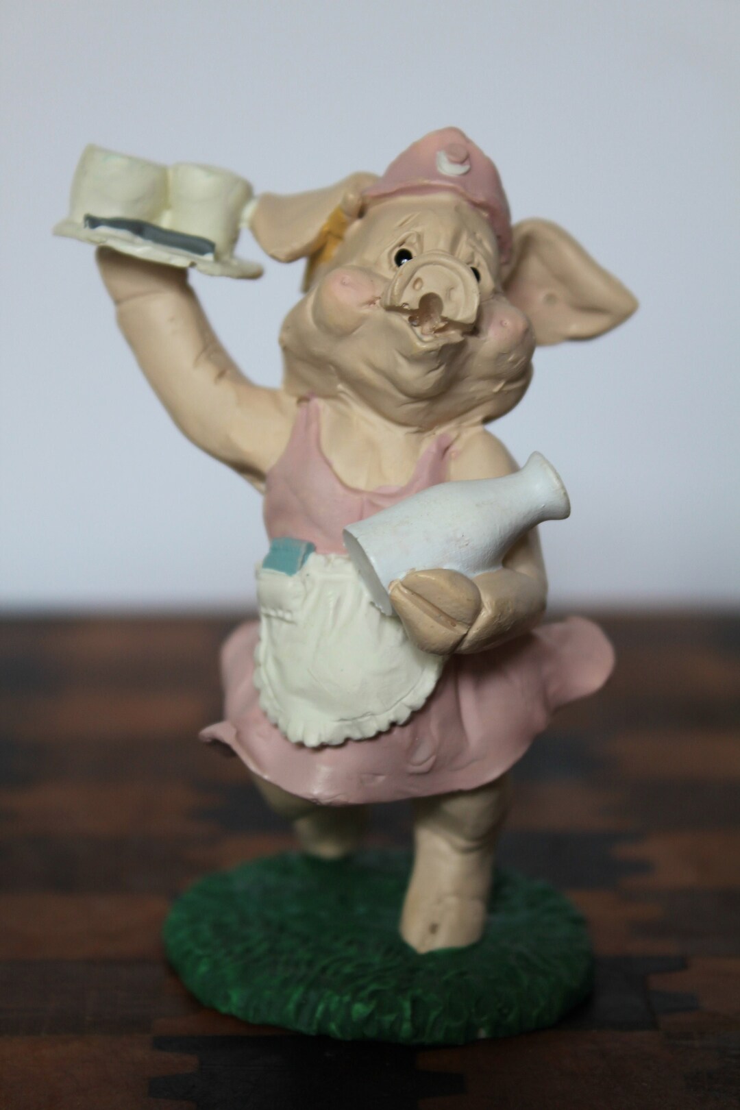 Enesco Milk Waitress Pig for Vintage Farmhouse Mantel Decor. - Etsy