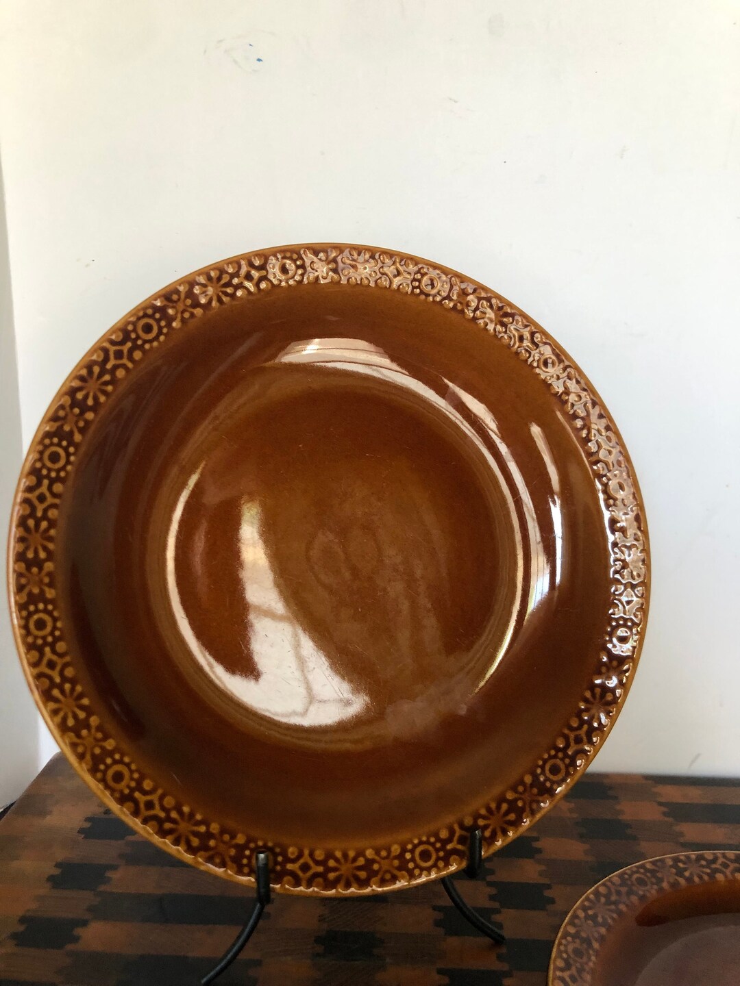 Vintage Celtic Connemara Plate. CHOOSE From Dinner or Salad, Brown With ...
