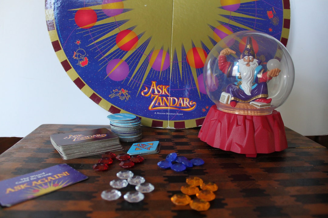 Vintage Ask Zandar Board Game. Complete Game, NO INSTRUCTIONS, DAMAGE ...
