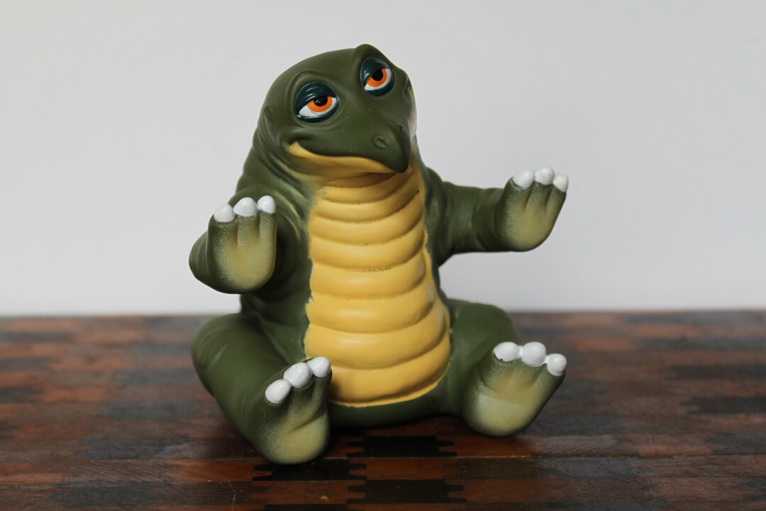 Vintage the Land Before Time Hand Puppet. Spike, Rubber Puppet ...