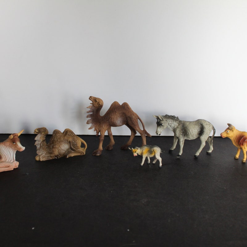 Plastic Nativity - Etsy