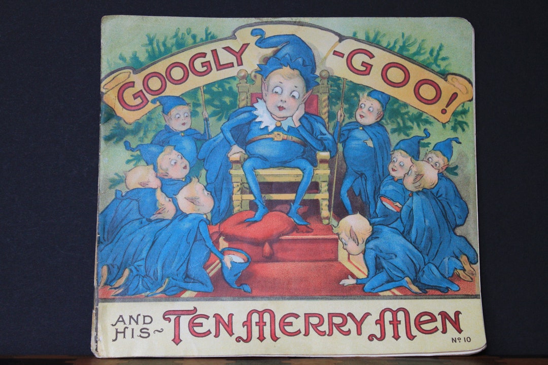 Googly Goo and His Ten Merry Men Childrens Book for Vintage Playroom ...