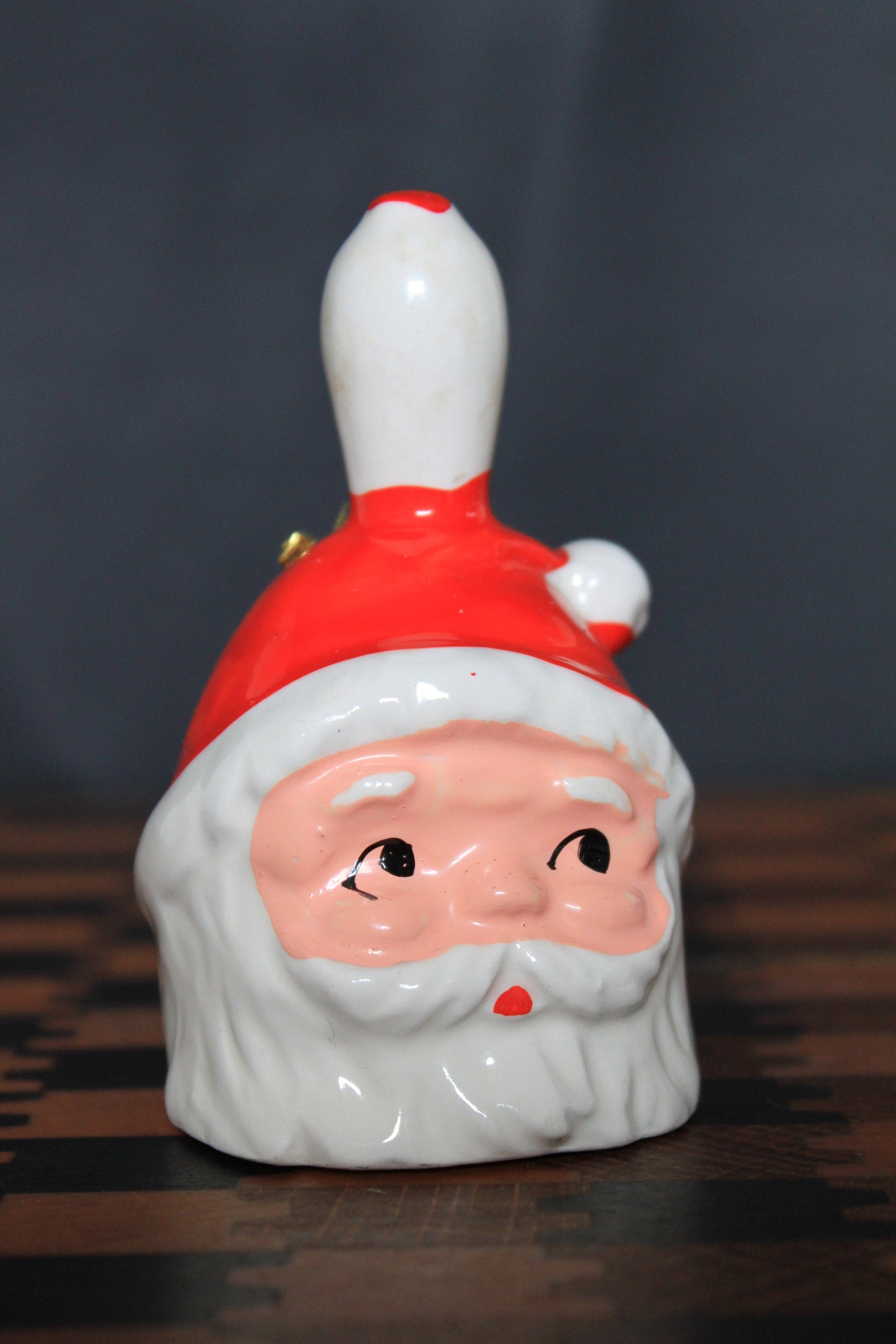 Vintage Santa Bell. Santa Head Bell For Christmas Holiday | Etsy