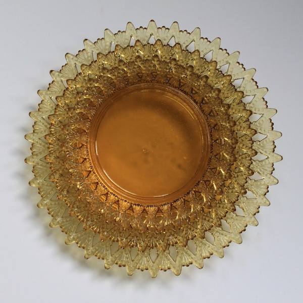 Amber Glass Plate - Etsy