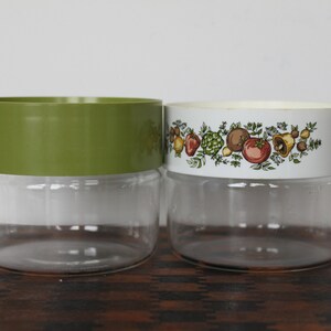 Vintage Pyrex See N Store Canisters. Set of 3, One Large, Two Small ...